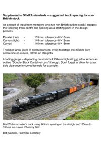 Technical Standards – The Gauge One Model Railway Association